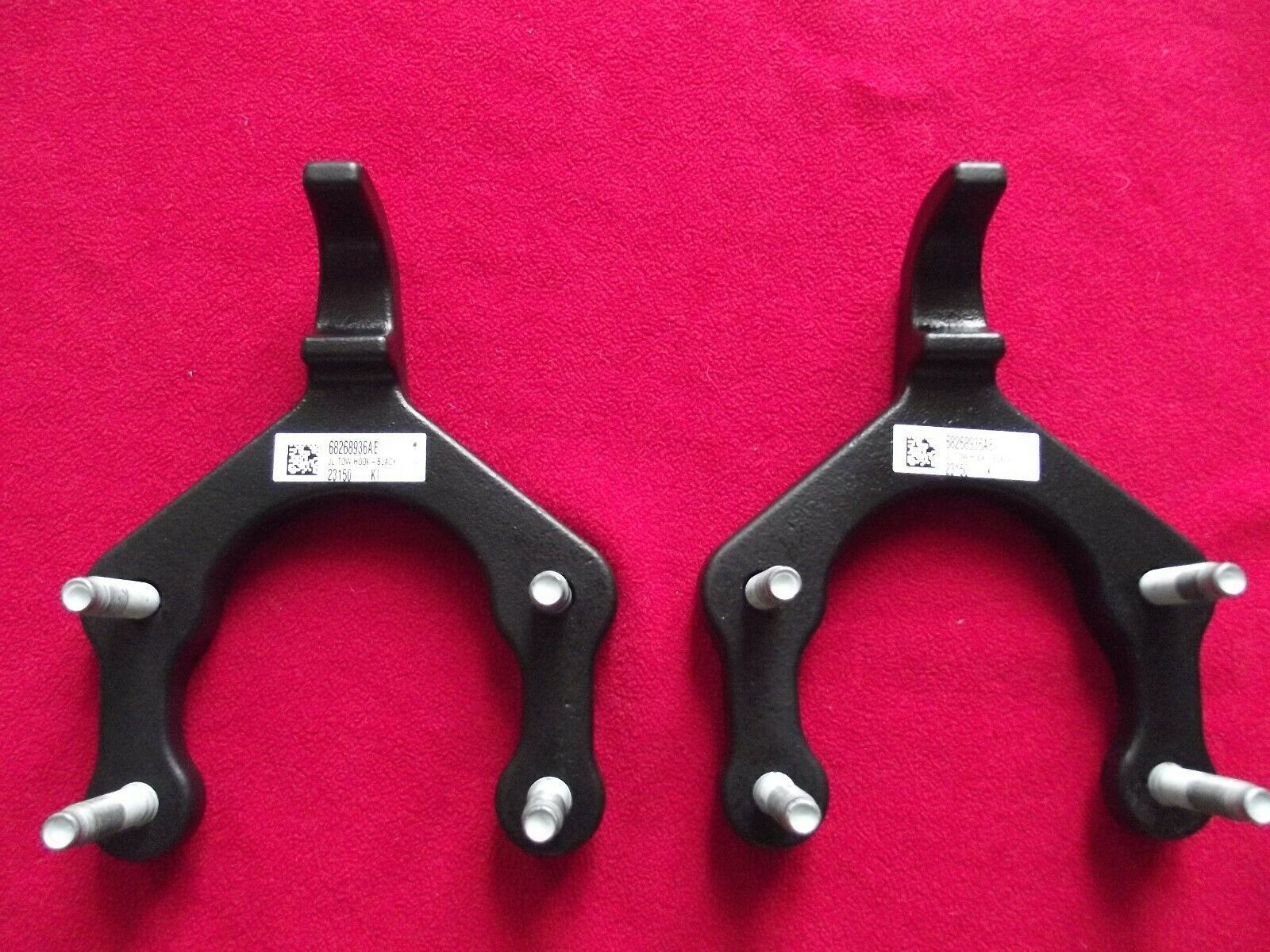 2020-2023 Jeep Gladiator JT Mopar OEM Front Bumper Stock Tow Hooks 682 ...